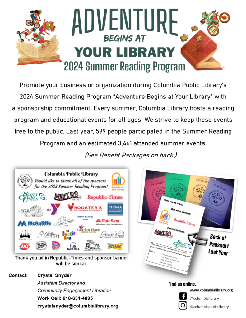 Sponsor Summer Reading